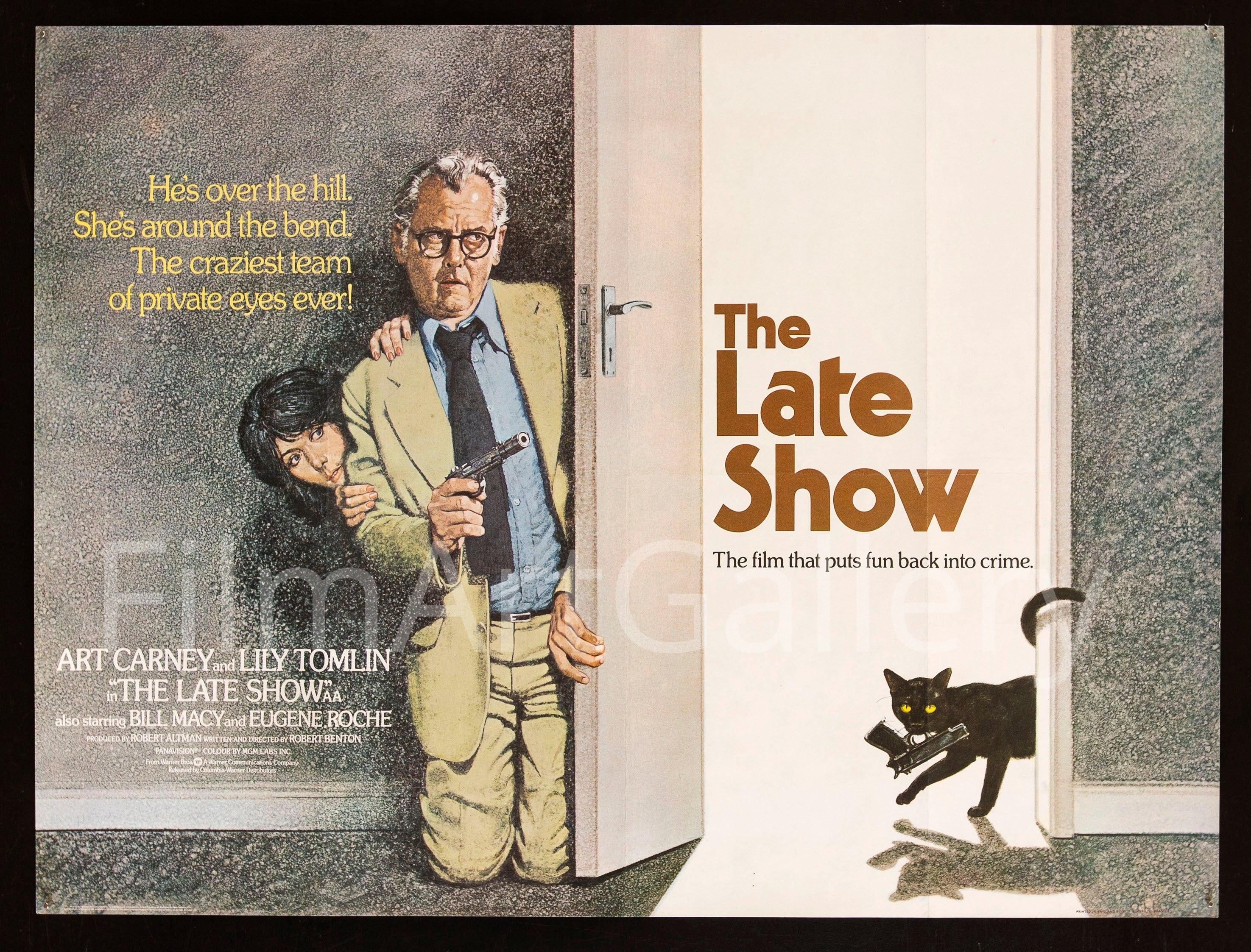 The Late Show Movie Poster 1977 British Quad (30x40)