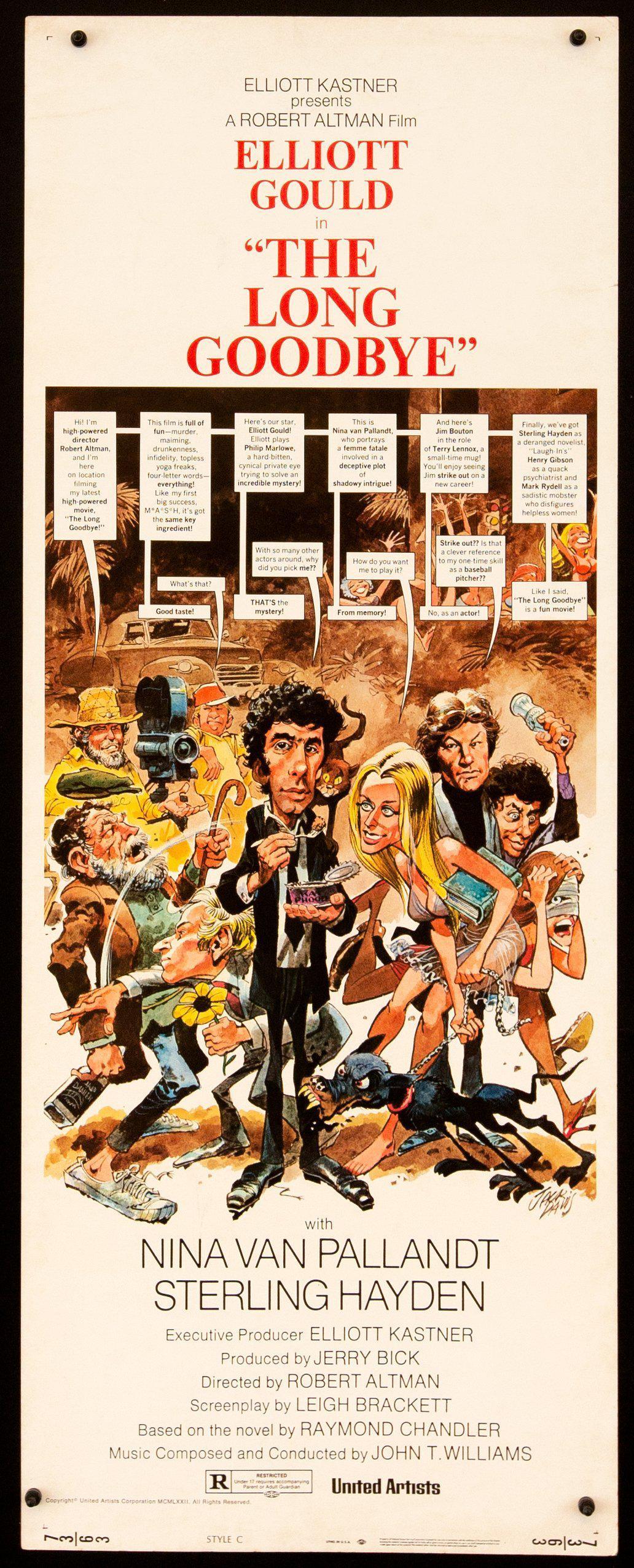The Long Goodbye Movie Poster 1973 Insert (14x36)