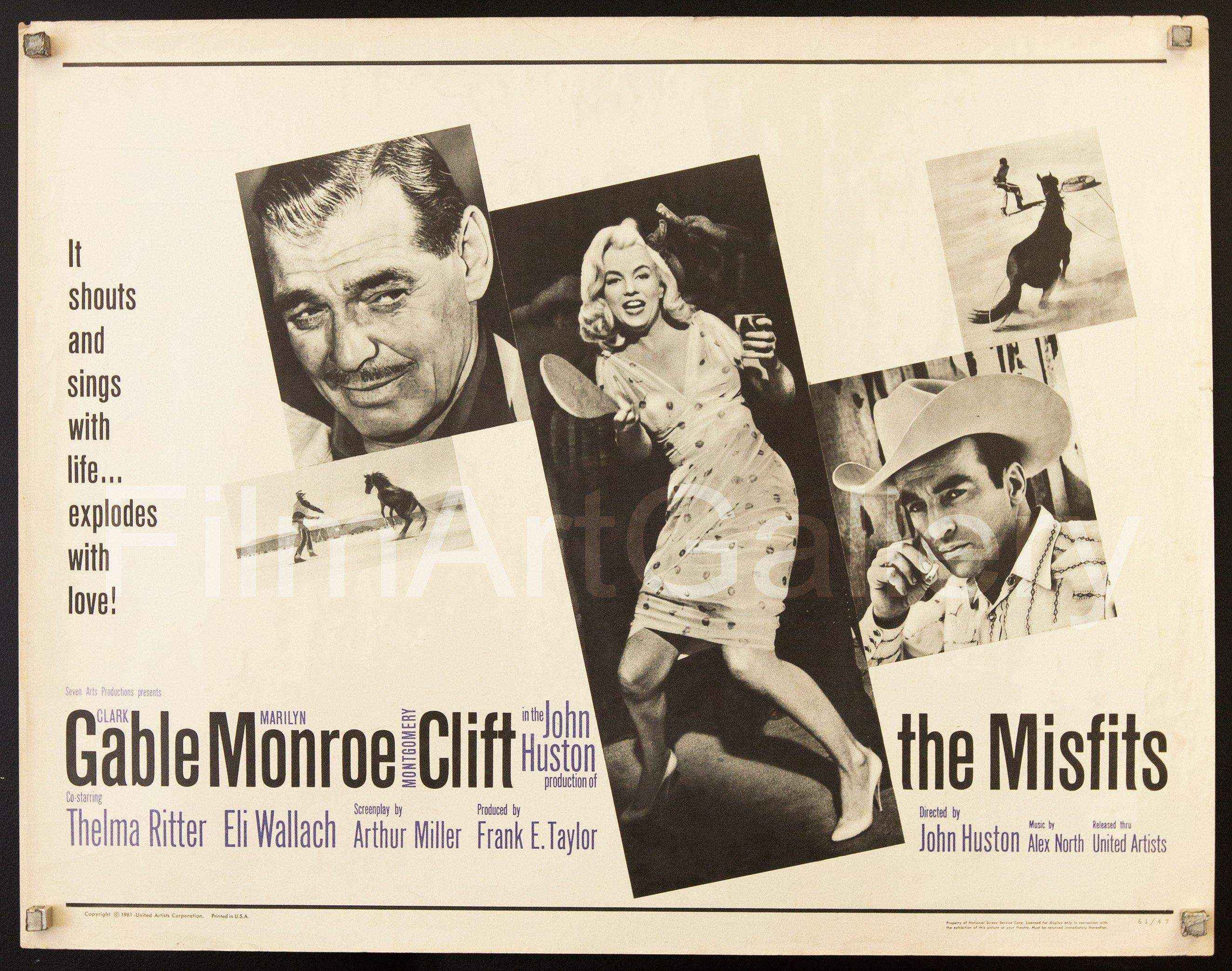 The Misfits Marilyn Monroe Poster