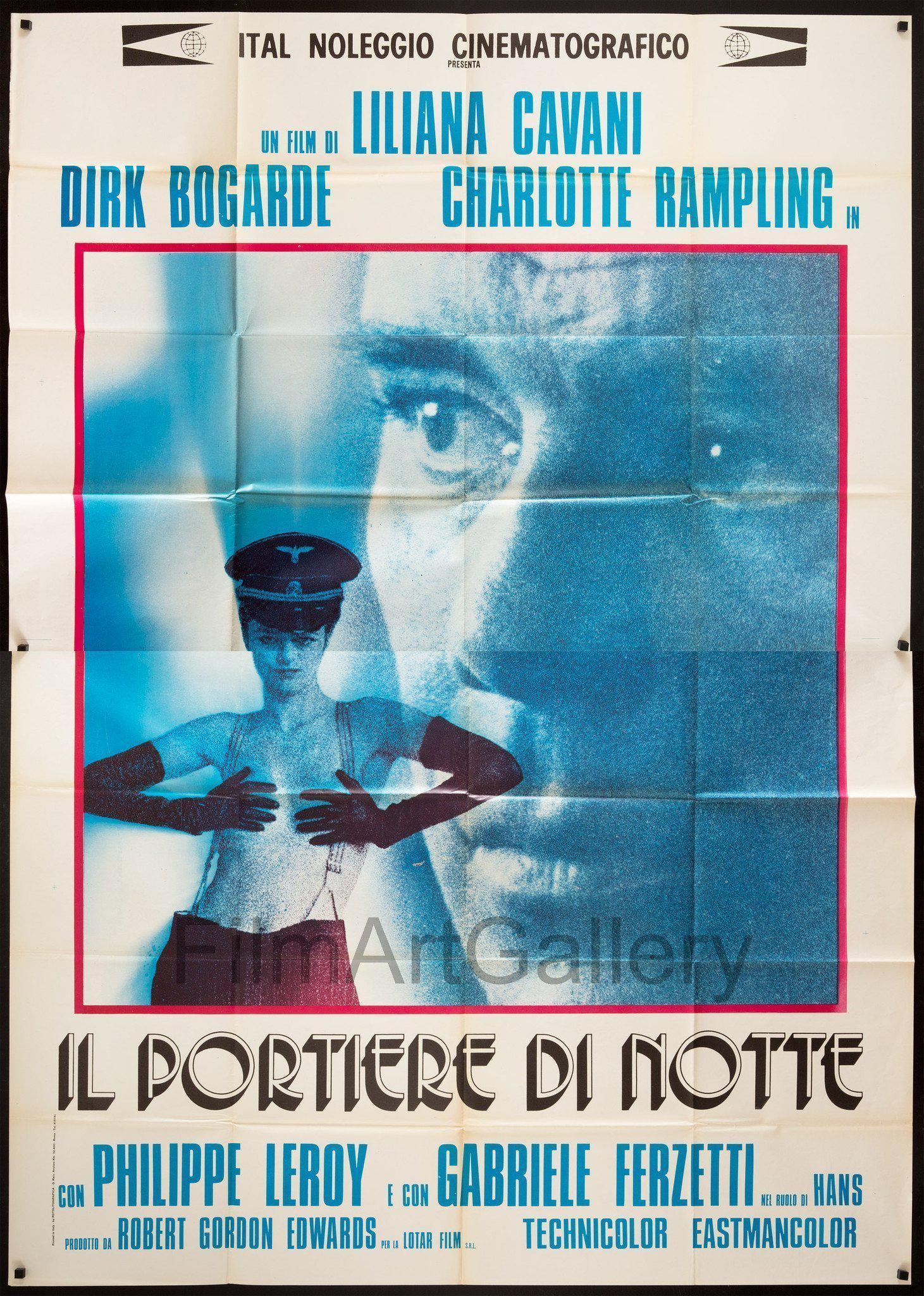 The Night Porter (Il Portiere Di Notte) Movie Poster 1974 Italian