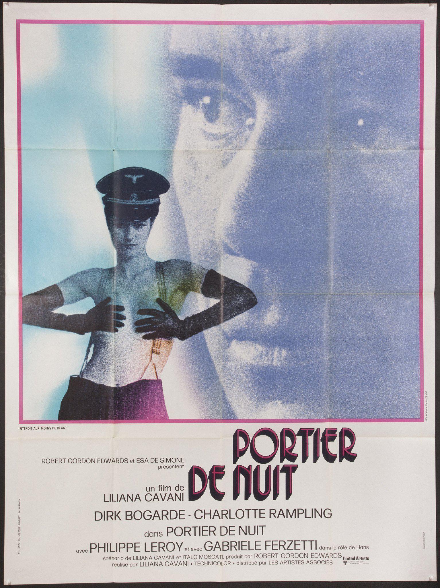 The Night Porter Movie Poster 1974 French 1 panel (47x63)