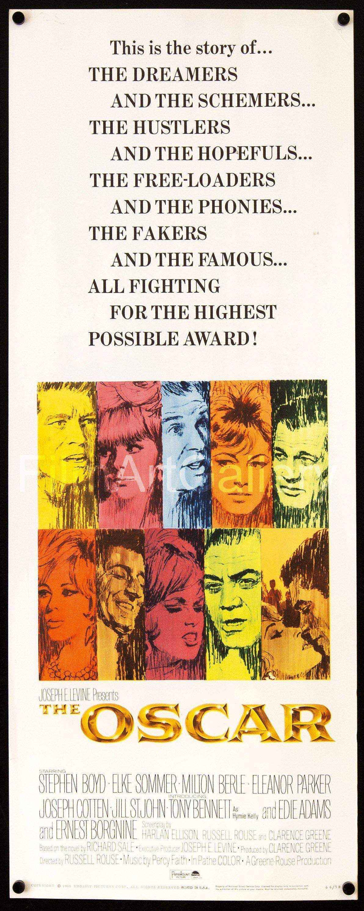 The Oscar Movie Poster 1966 Insert (14x36)