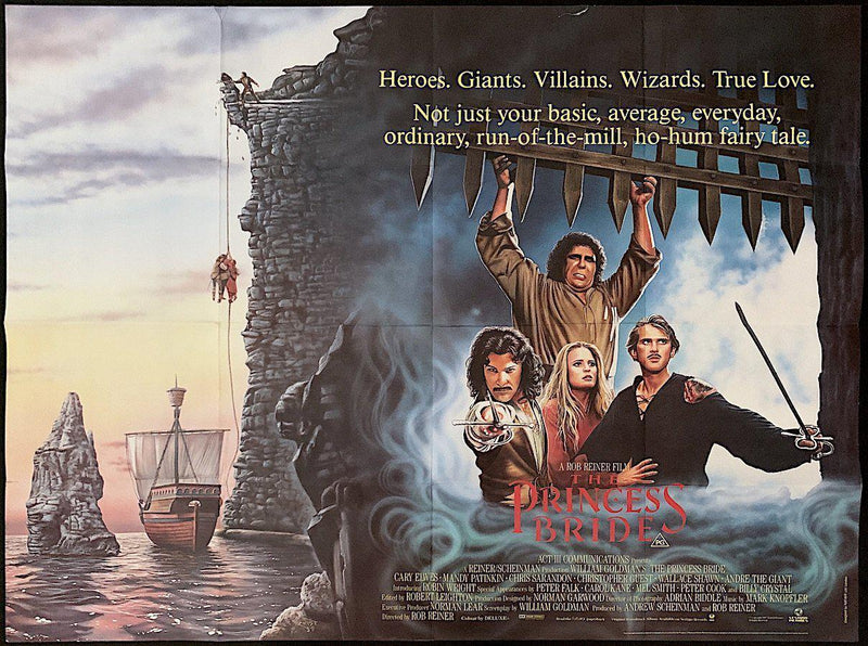 The Princess Bride Movie Poster 1987 British Quad (30x40)