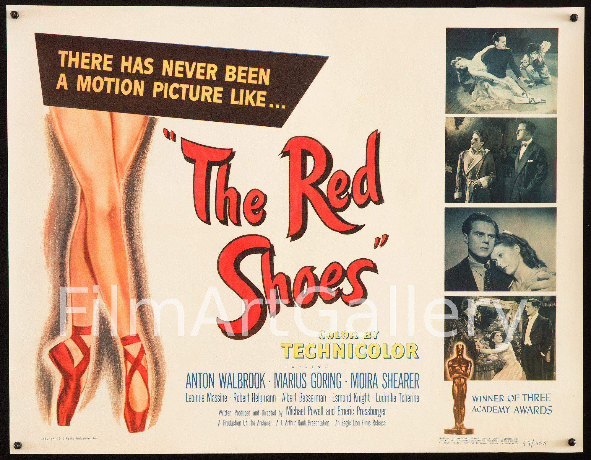 The Red Shoes Movie Poster 1949 Half Sheet (22x28)