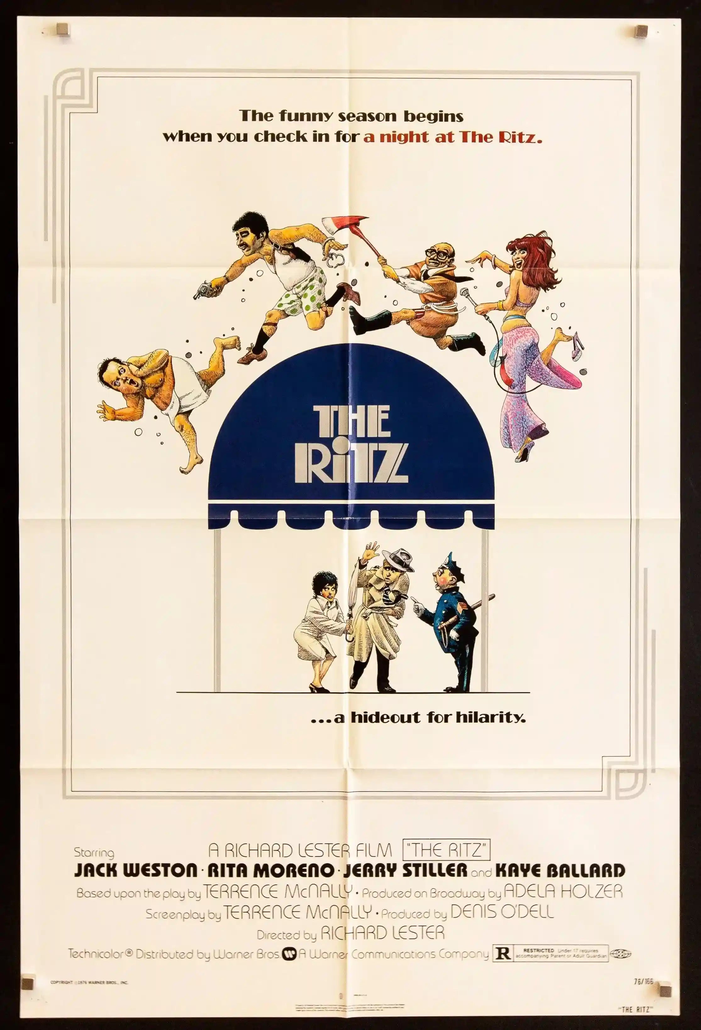 The Ritz Movie Poster 1976 1 Sheet (27x41)