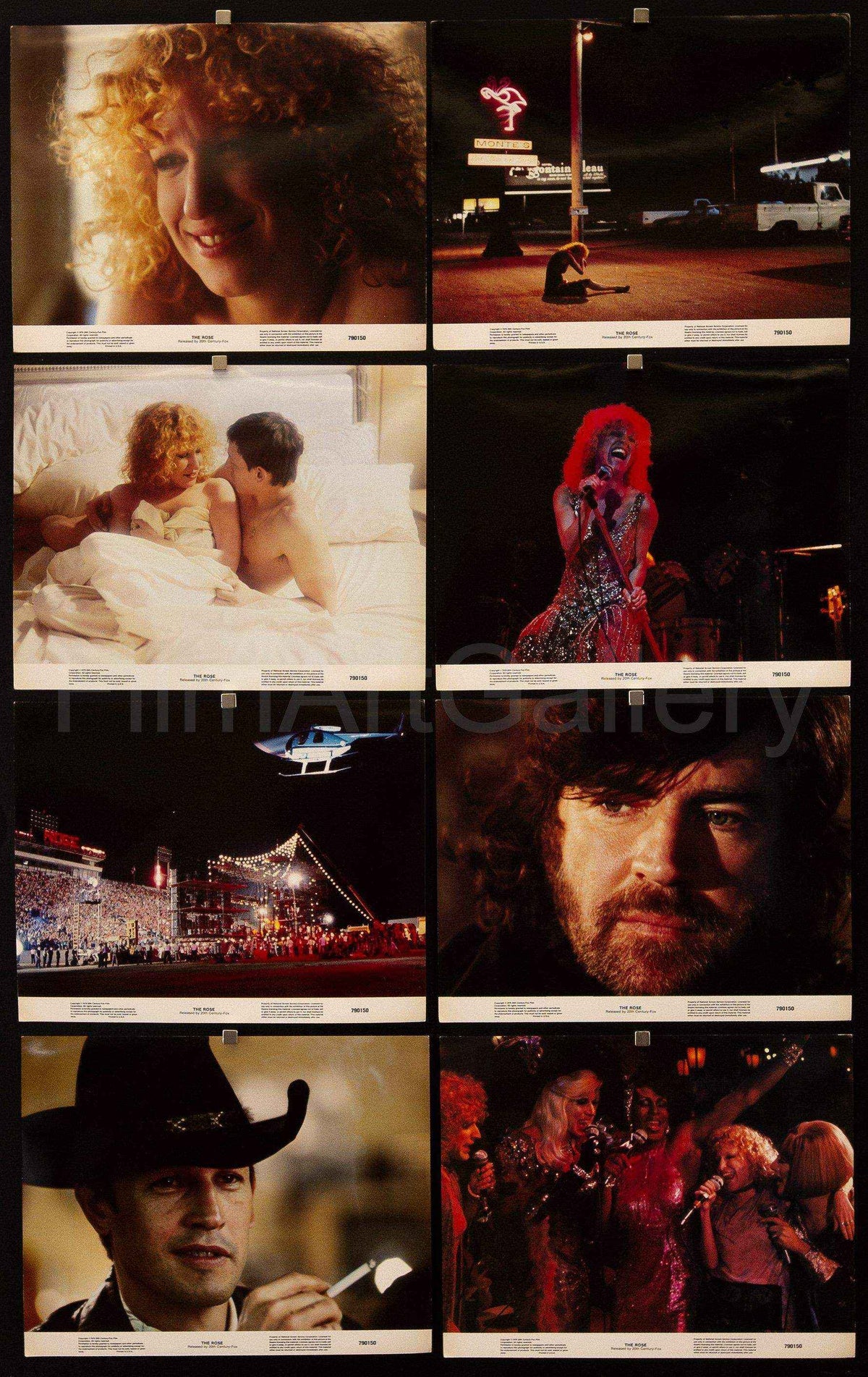 The Rose Movie Poster 1979 Lobby Card Set (8-11x14)
