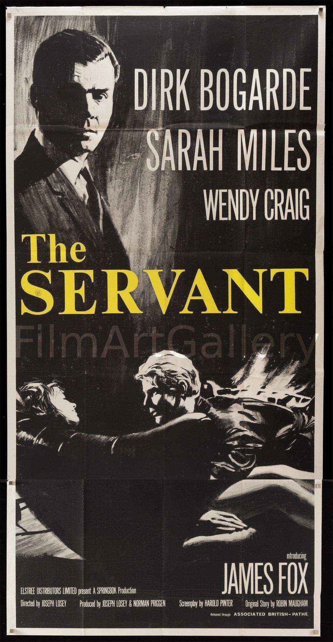 The Servant Movie Poster 1963 3 Sheet (41x81)