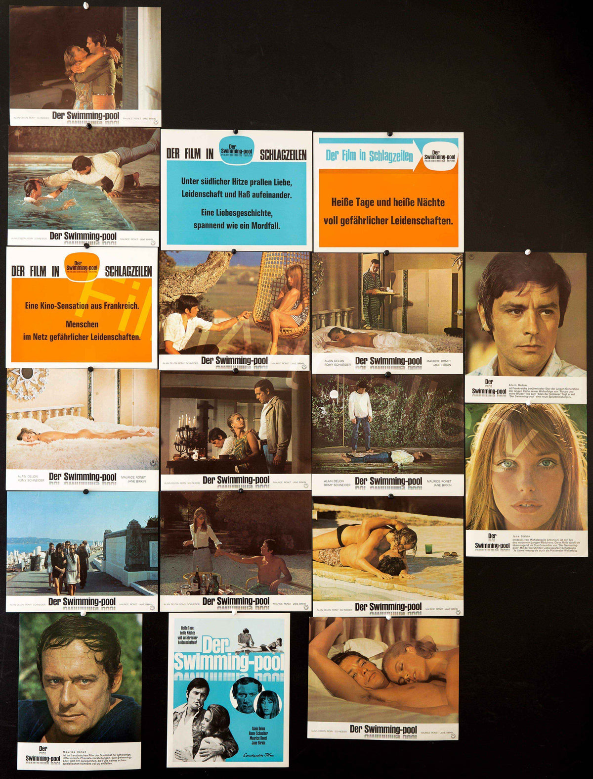 The Swimming Pool (La Piscine) Original Vintage Movie Poster