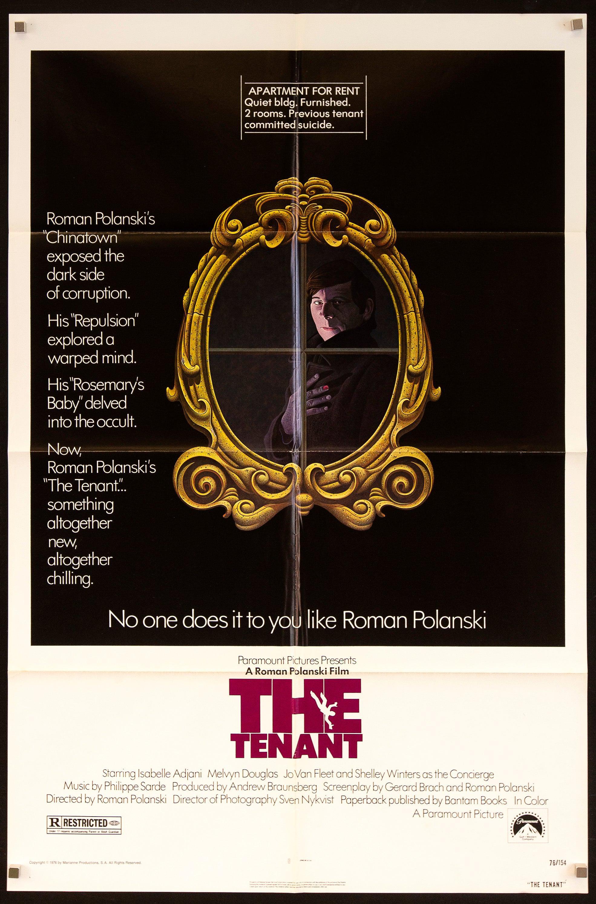 The Tenant Movie Poster 1976 1 Sheet (27x41)