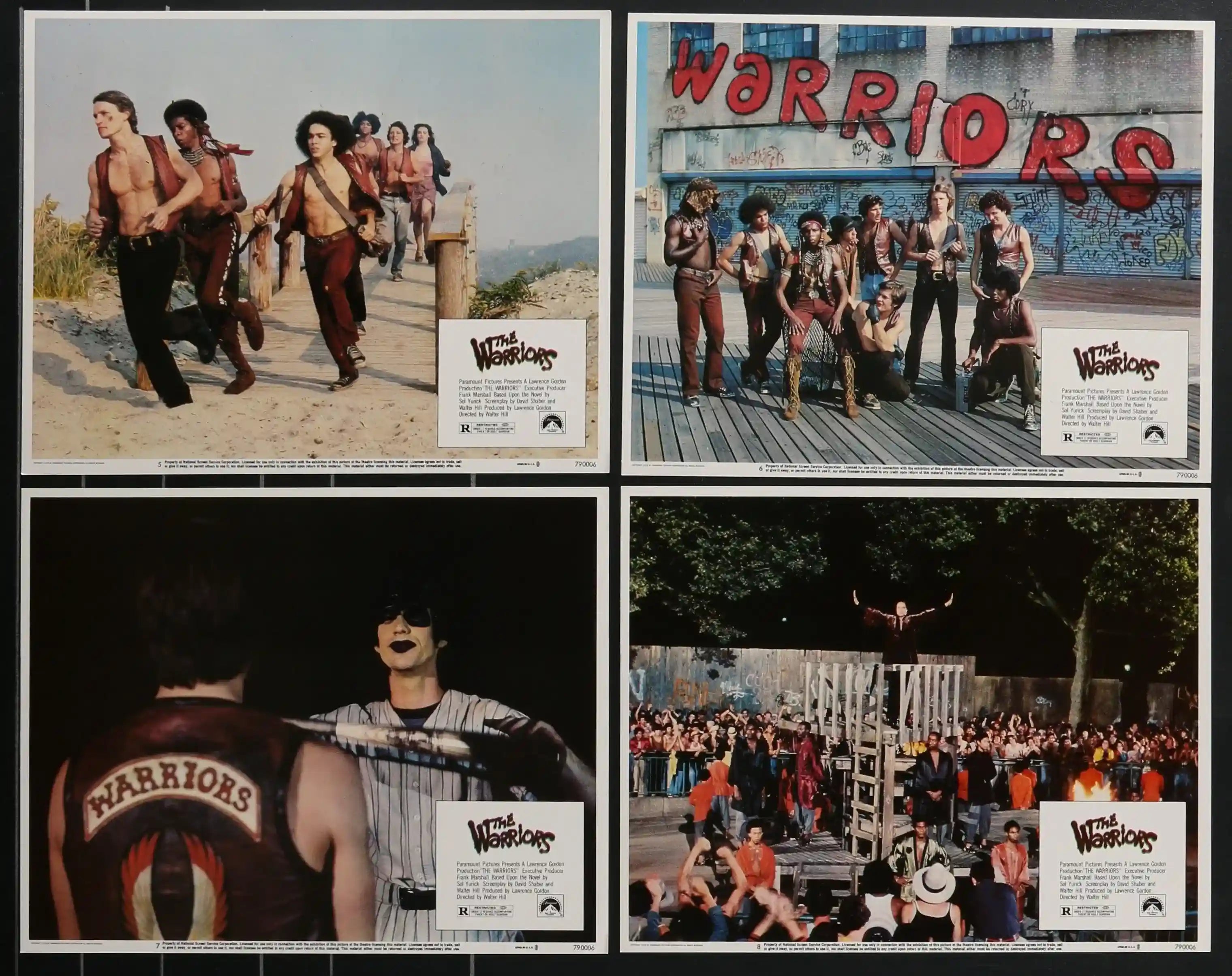 The Warriors Movie Poster 1979 Lobby Card Set (8-11x14)
