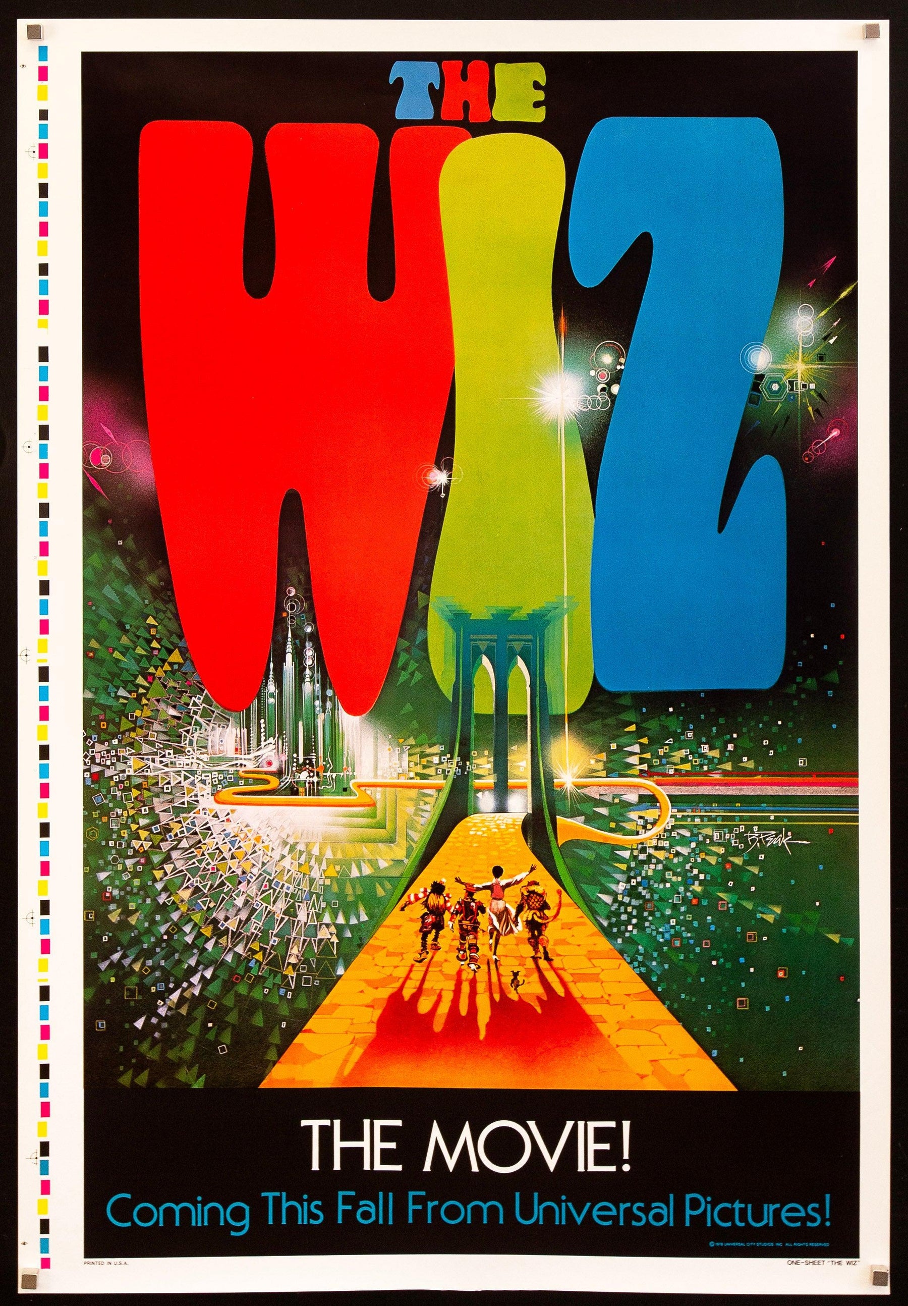 The Wiz Movie Poster 1978 1 Sheet (27x41)