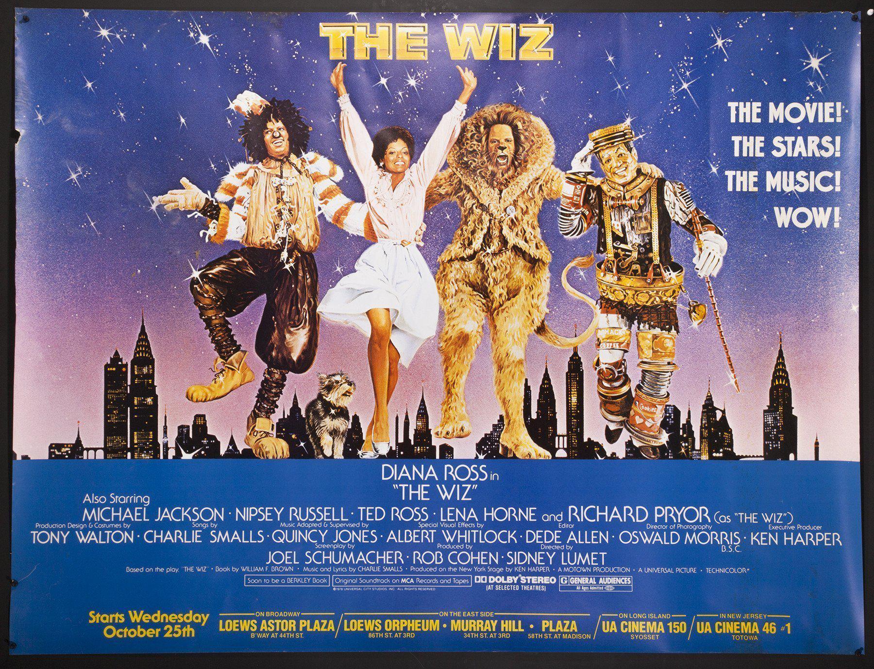 The Wiz Movie Poster 1978 Subway 2 sheet (45x59)