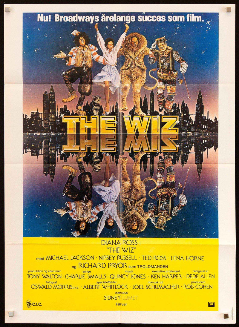 The Wiz Movie Poster 1979 23x33