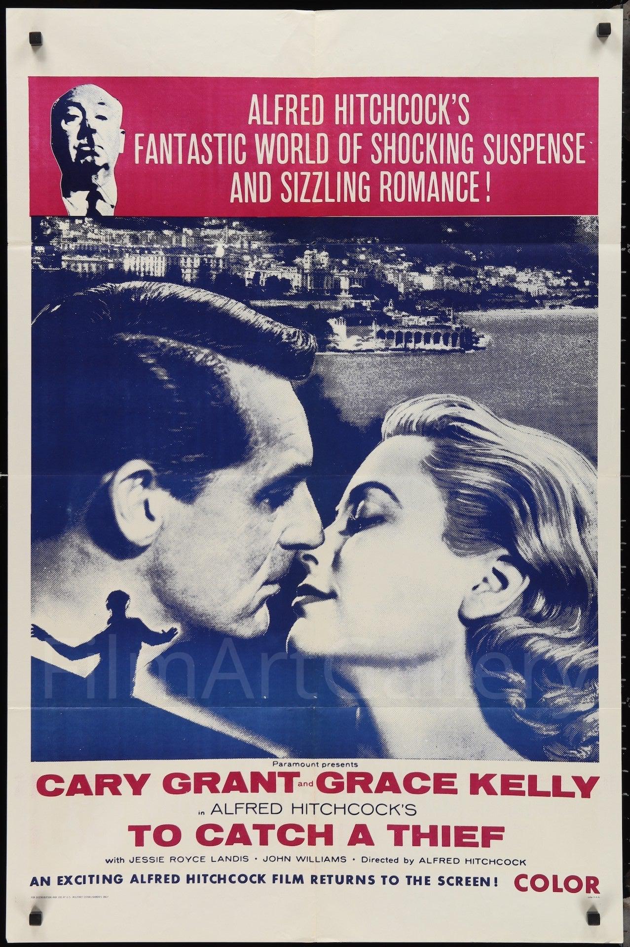 To Catch a Thief Movie Poster 1960's RI 1 Sheet (27x41)