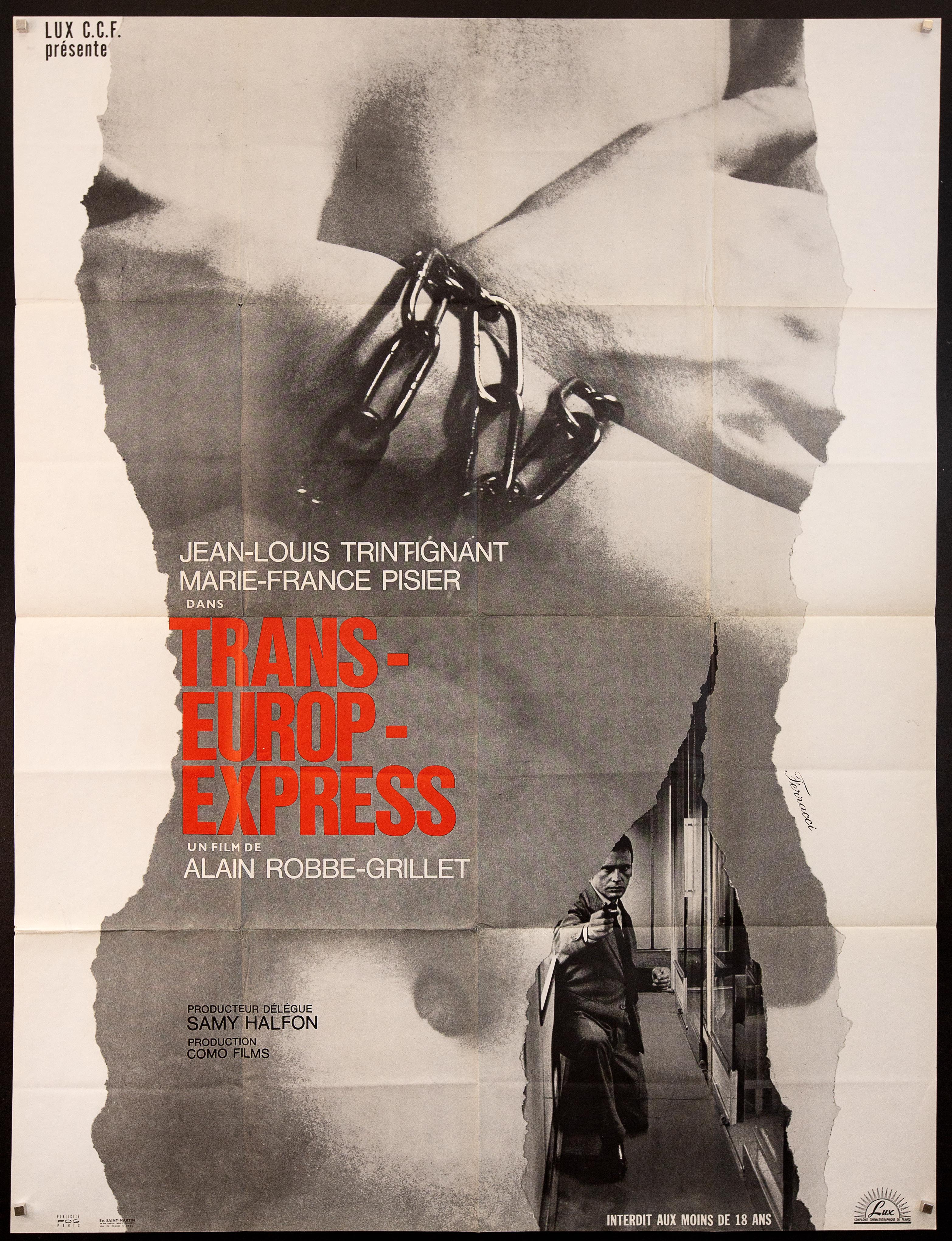 Trans Europ Express Movie Poster 1966 French 1 panel (47x63)