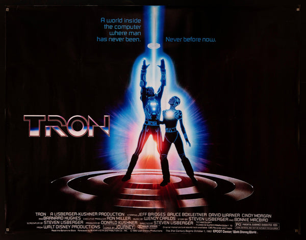 Tron Movie Poster 1982 48x62