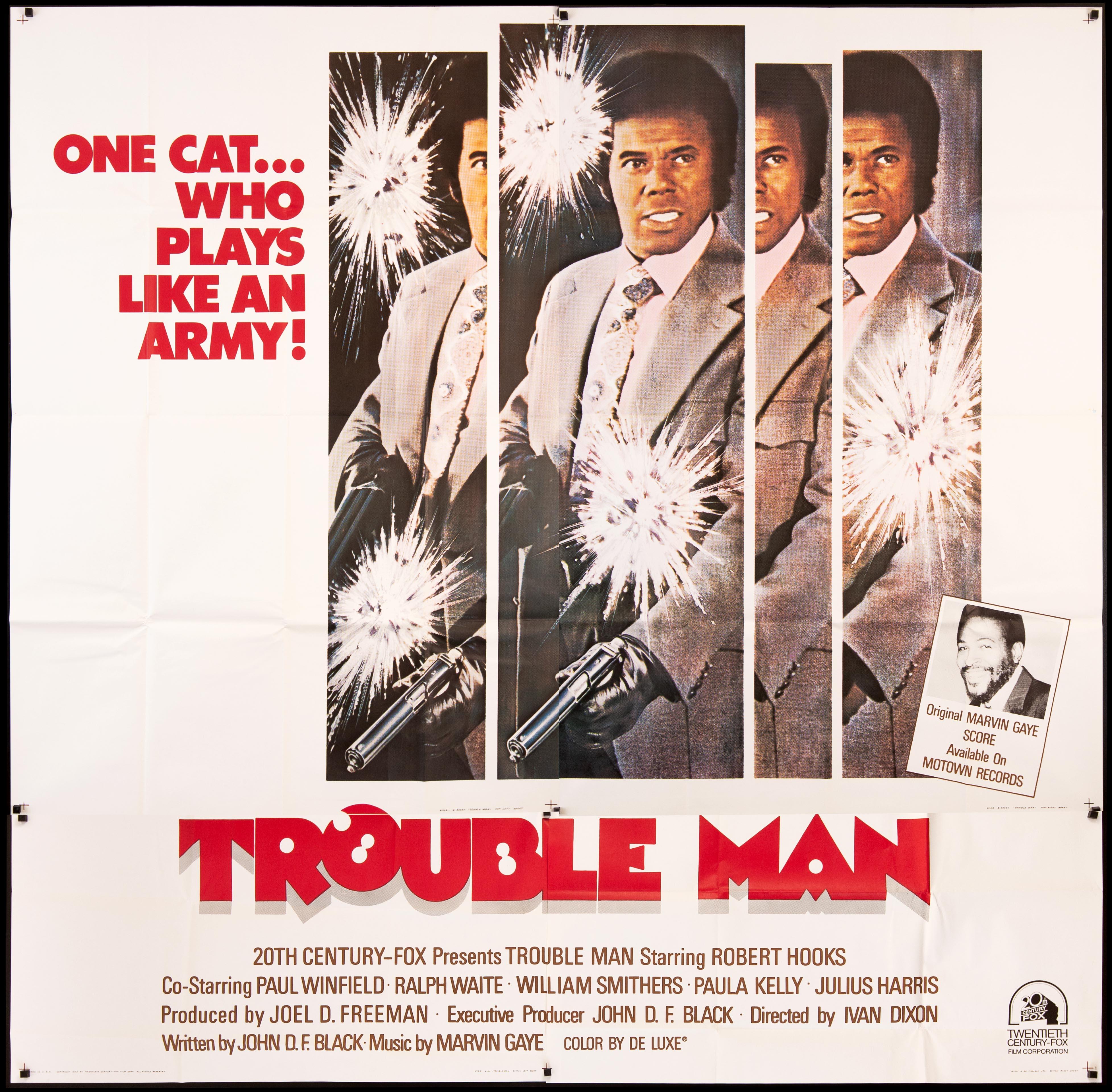 Trouble Man Movie Poster 1972 6 Sheet (81x81)