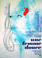 Une Femme Douce Movie Poster 1969 French 1 panel (47x63)