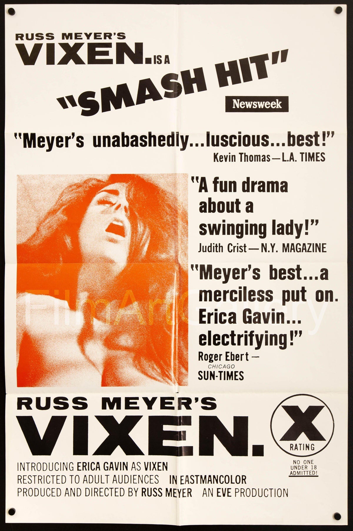 Vixen Movie Poster 1968 1 Sheet (27x41)