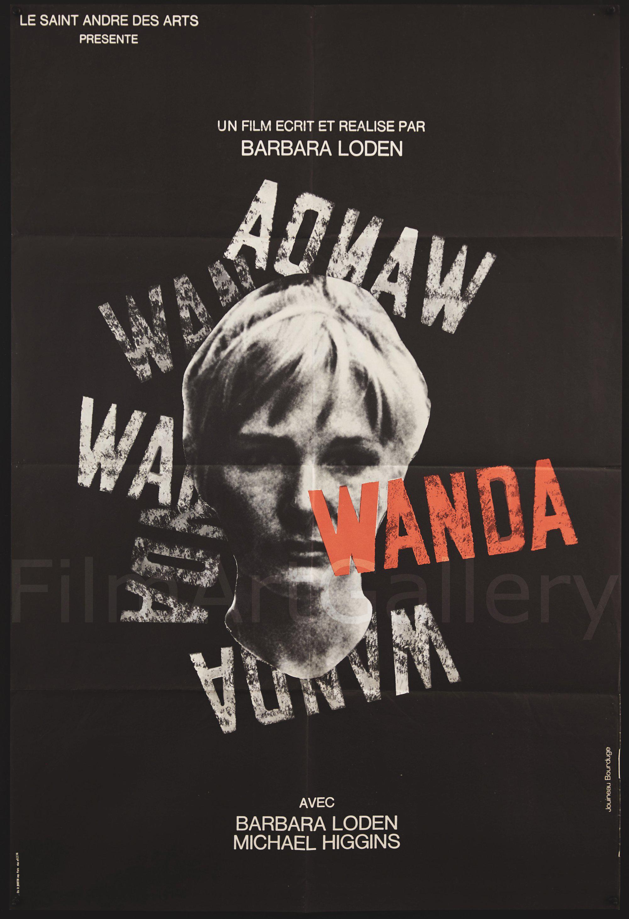 Wanda Movie Poster 1975 30x45