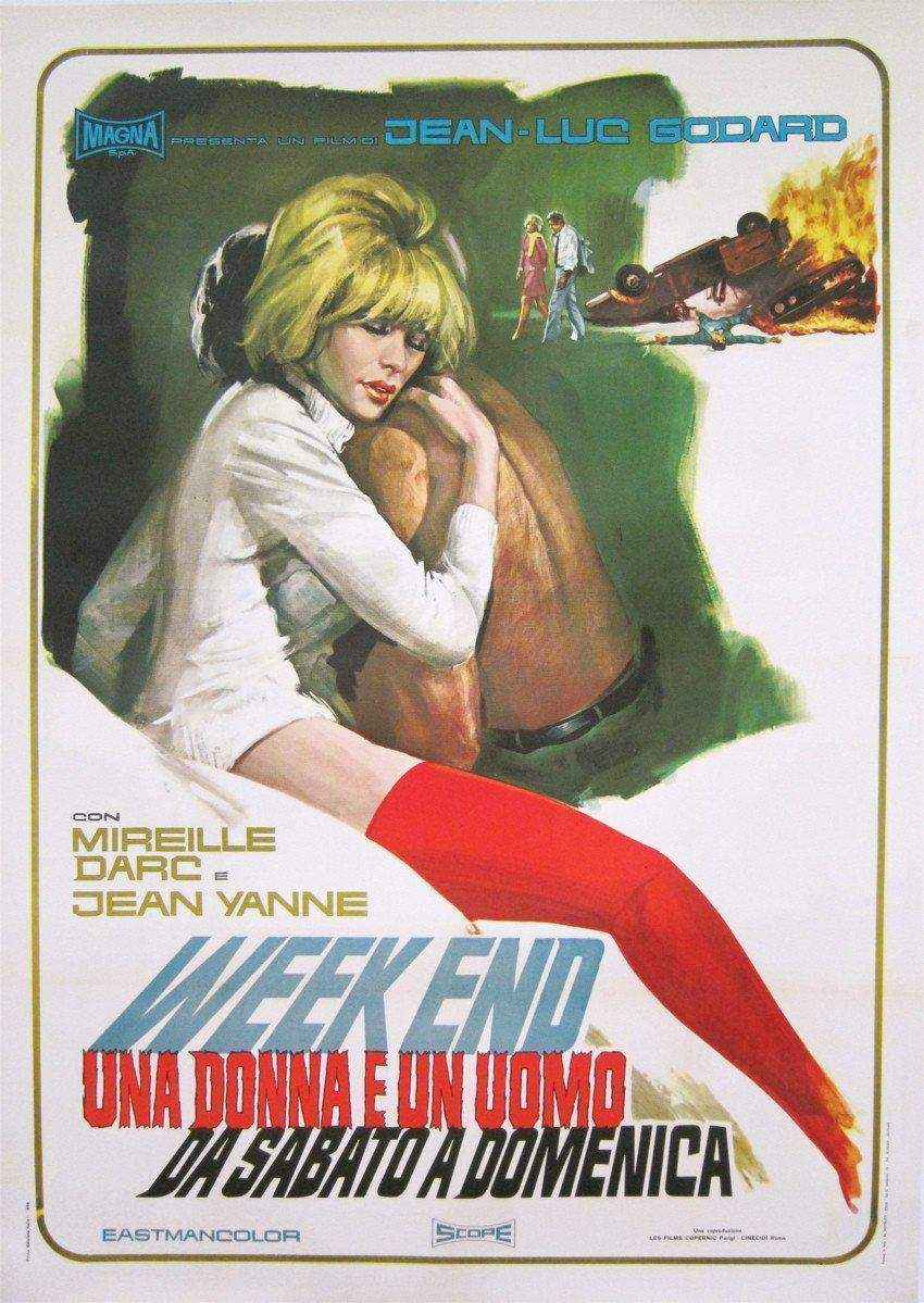 Weekend (Week End) Movie Poster 1968 Italian 2 foglio (39x55)