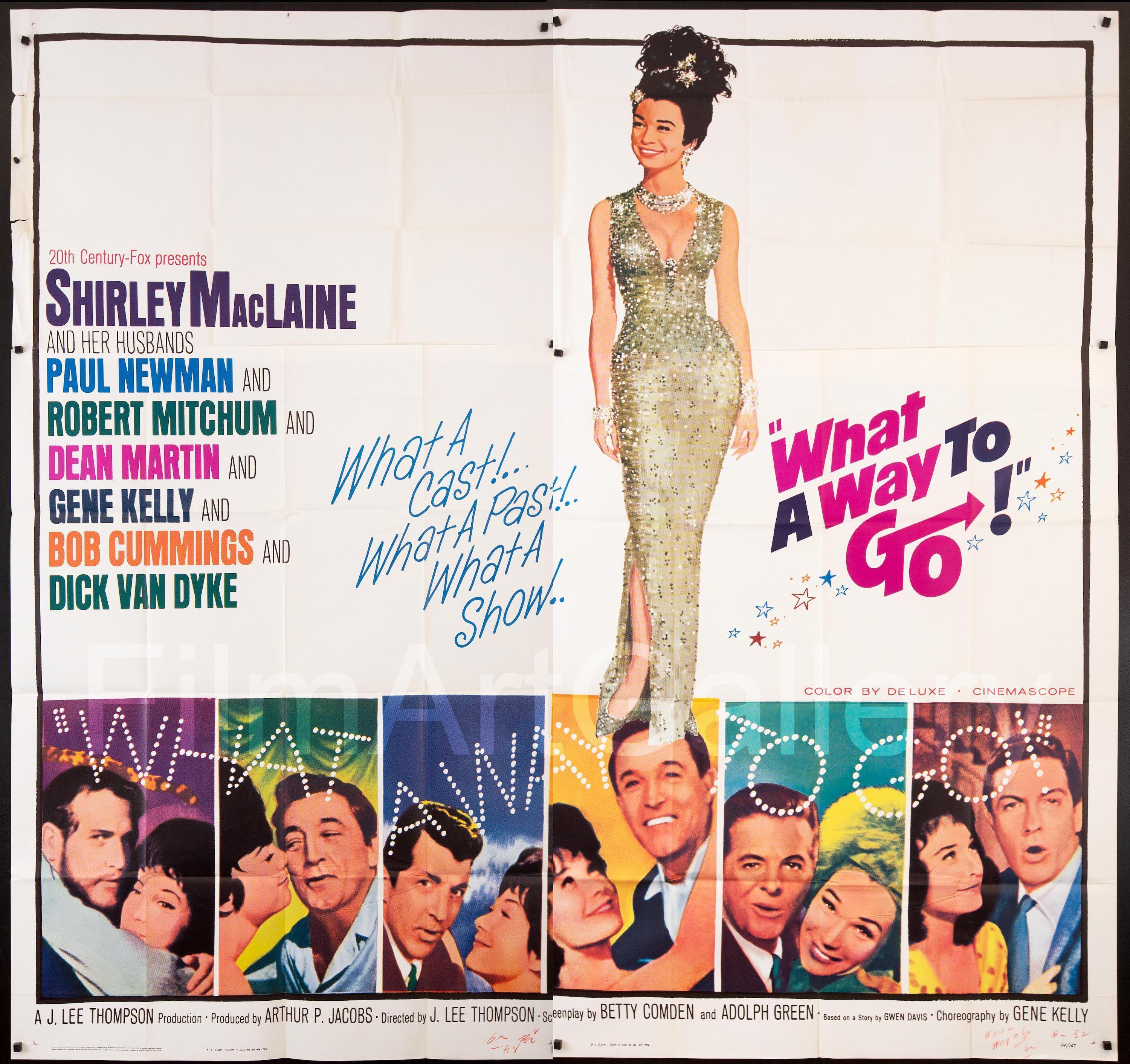 What a Way to Go Movie Poster 1964 6 Sheet (81x81)