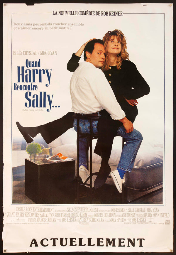 When Harry Met Sally Movie Poster 1989 French 1 Panel (47x63)