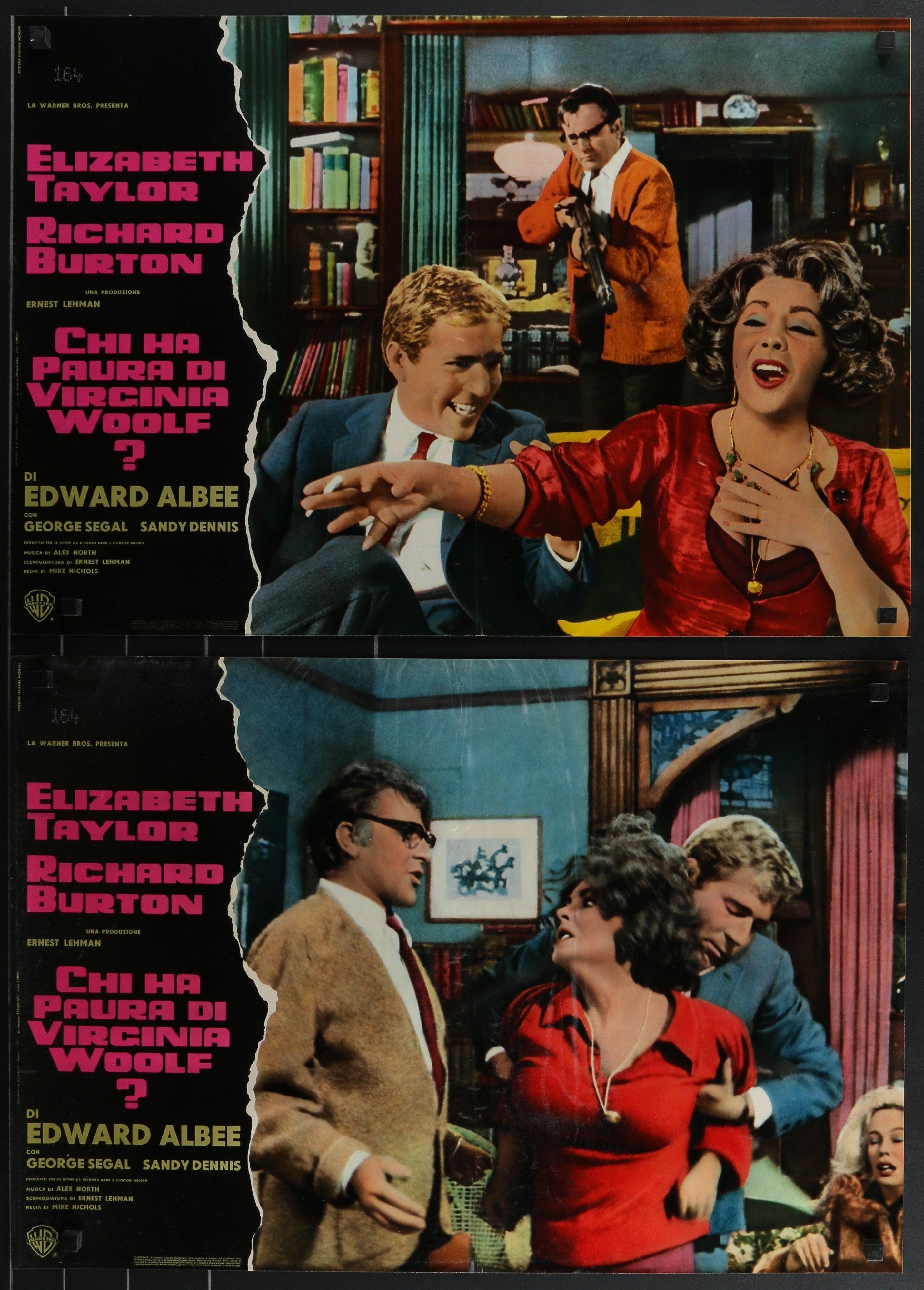 Who's Afraid of Virginia Woolf Movie Poster 1966 Italian