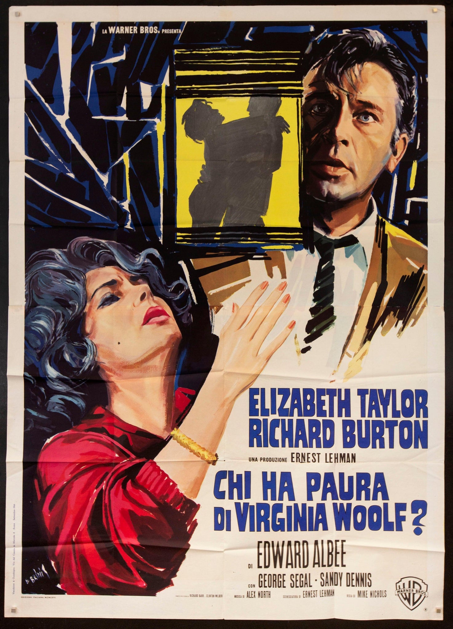 Who's Afraid of Virginia Woolf Movie Poster 1966 Italian 4 foglio ...