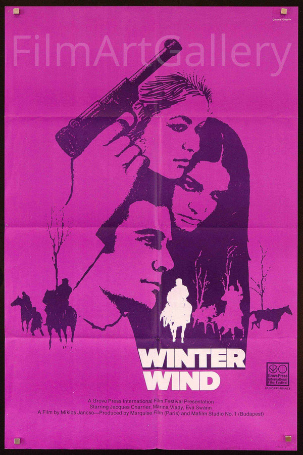 Winter Wind Movie Poster 1970 1 Sheet (27x41)