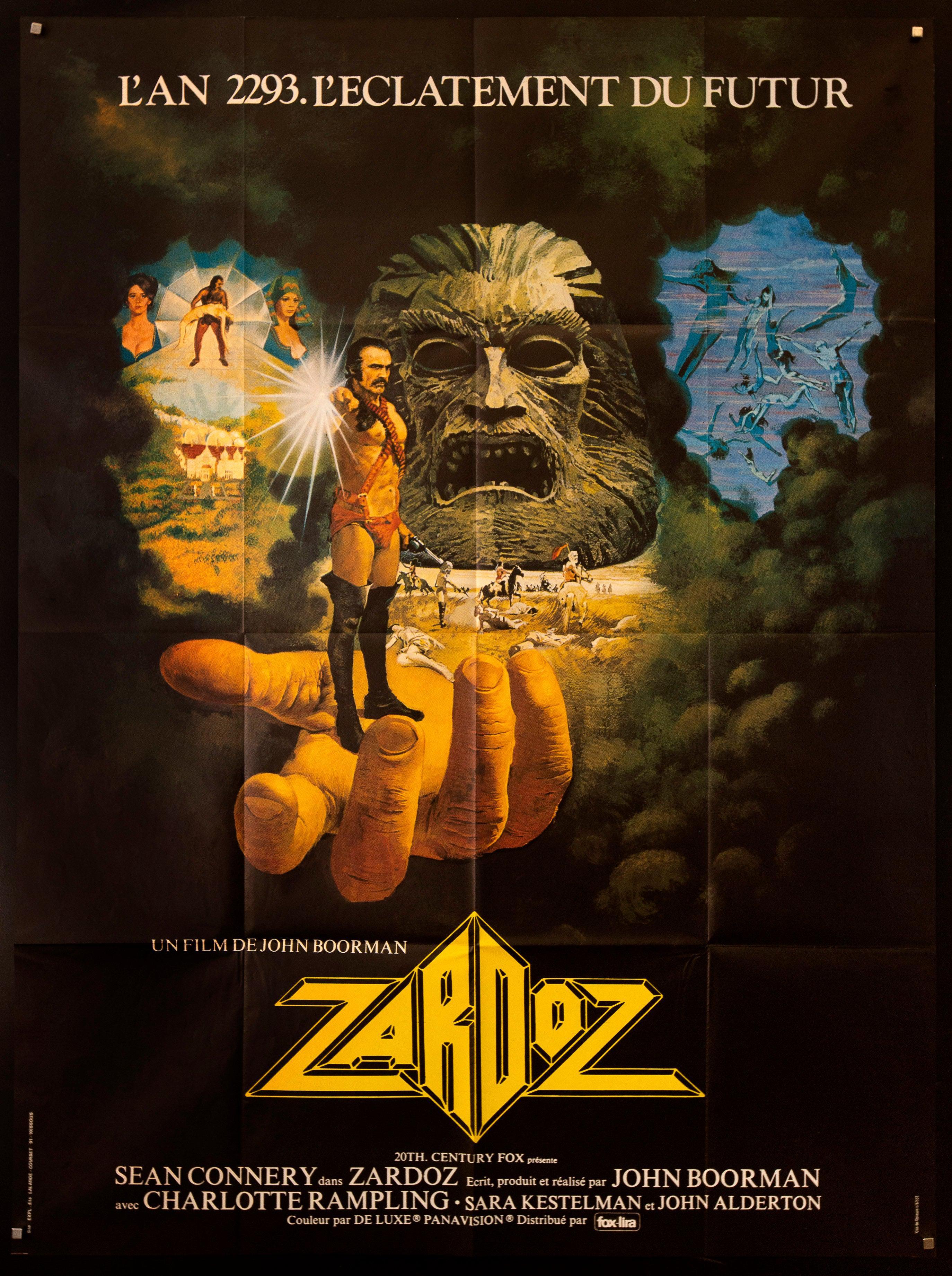 Zardoz Movie Poster 1974 French 1 Panel (47x63)