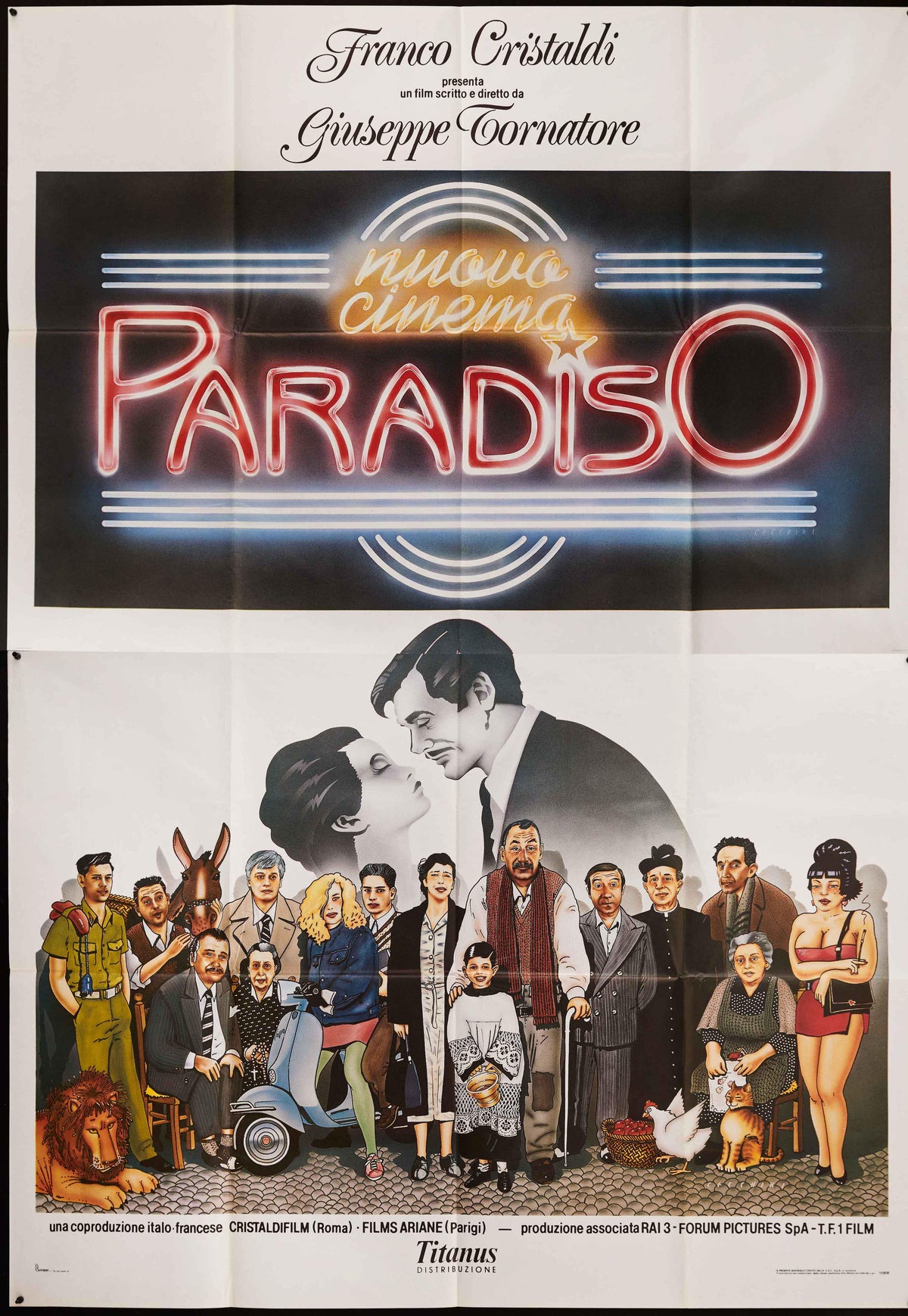 Cinema Paradiso Movie Poster 1988 Italian 4 foglio (55x78) - Film Art ...