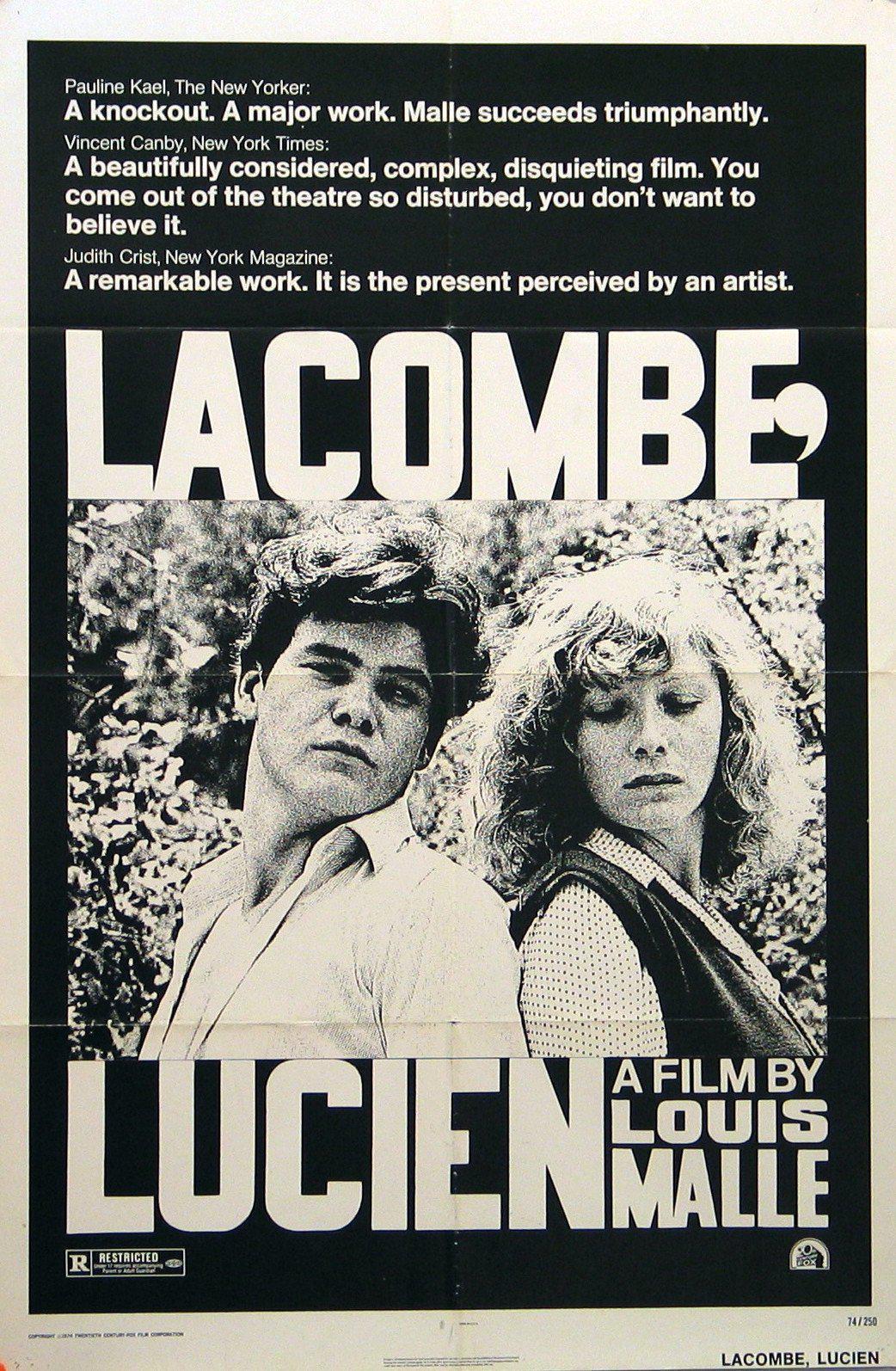Lacombe, Lucien Movie Poster 1974 1 Sheet (27x41) - Film Art Gallery