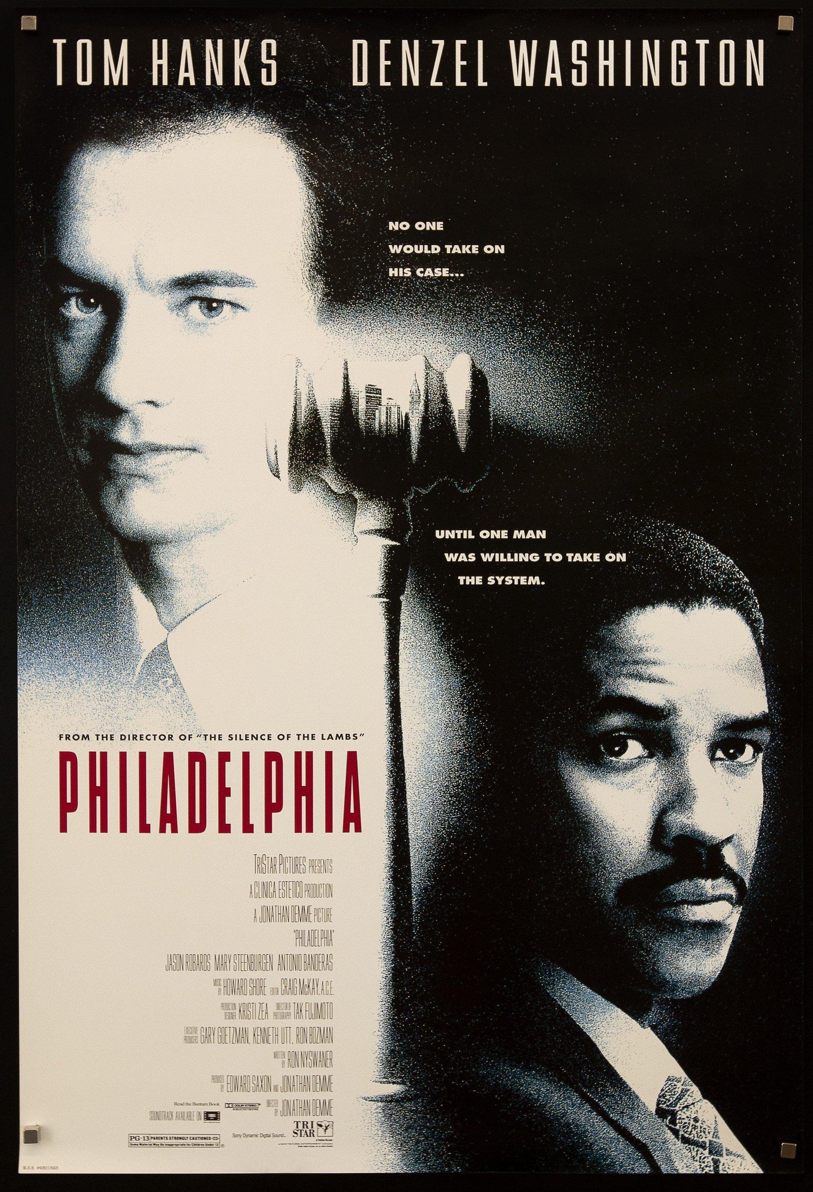 Philadelphia Movie Poster 1994 1 Sheet (27x41) - Film Art Gallery