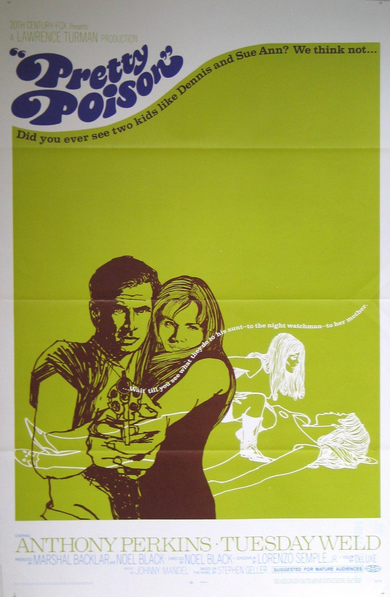 Pretty Poison Movie Poster 1968 1 Sheet (27x41) - Film Art Gallery
