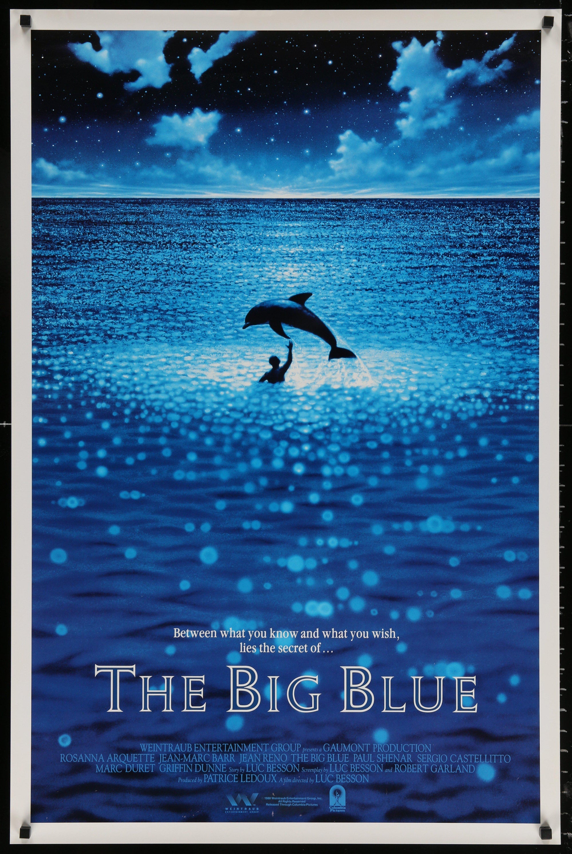 The Big Blue (Le Grand Bleu) Movie Poster 1988 1 Sheet (27x41) - Film ...